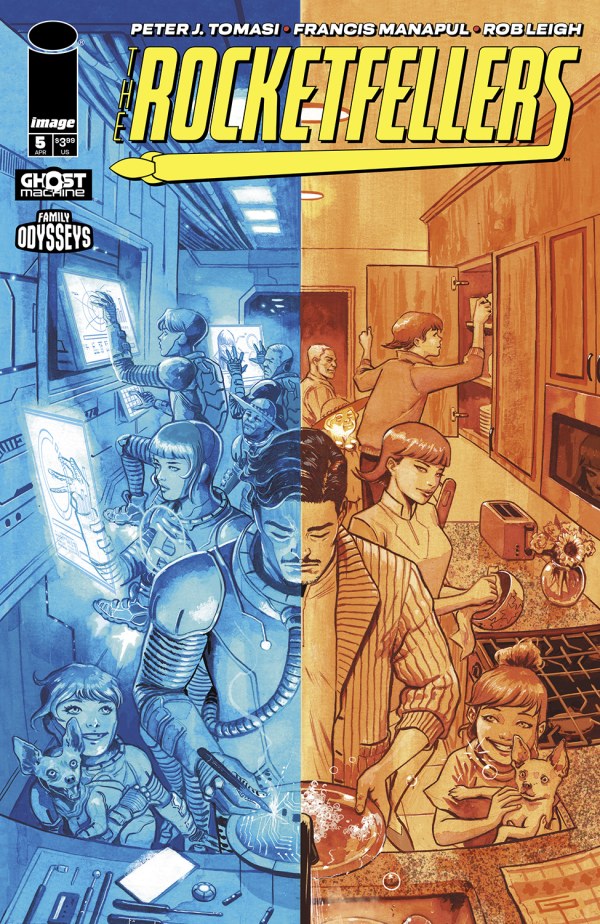 The Rocketfellers #5 Cover C Germán Peralta Variant – Deep Shelves Bookshop