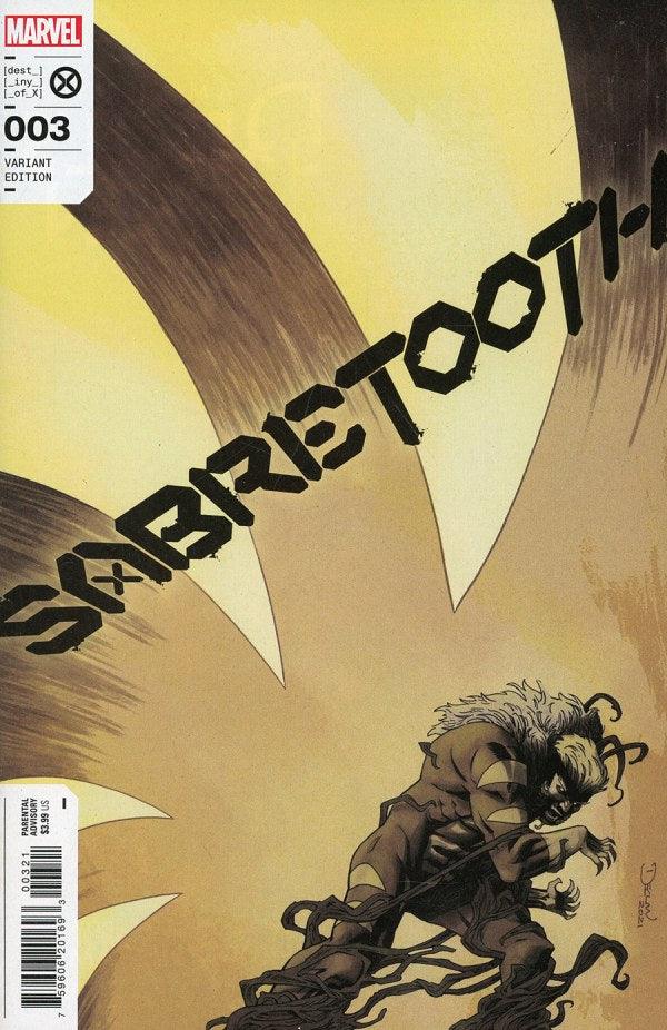 Sabretooth #3 Shalvey Variant – مكتبة الرفوف العميقة Deep Shelves Bookshop