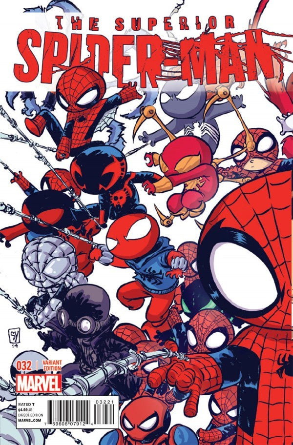 The Superior Spider-Man #32 Skottie Young Connecting Variant – مكتبة ...